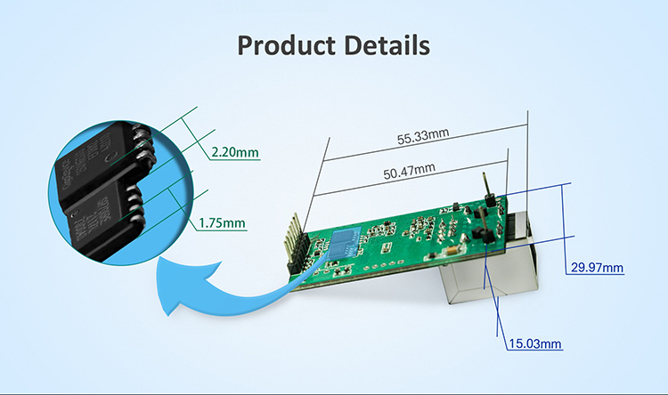 Dual Serial UART to Ethernet Converter Module With New Cortex-M7 Kernel